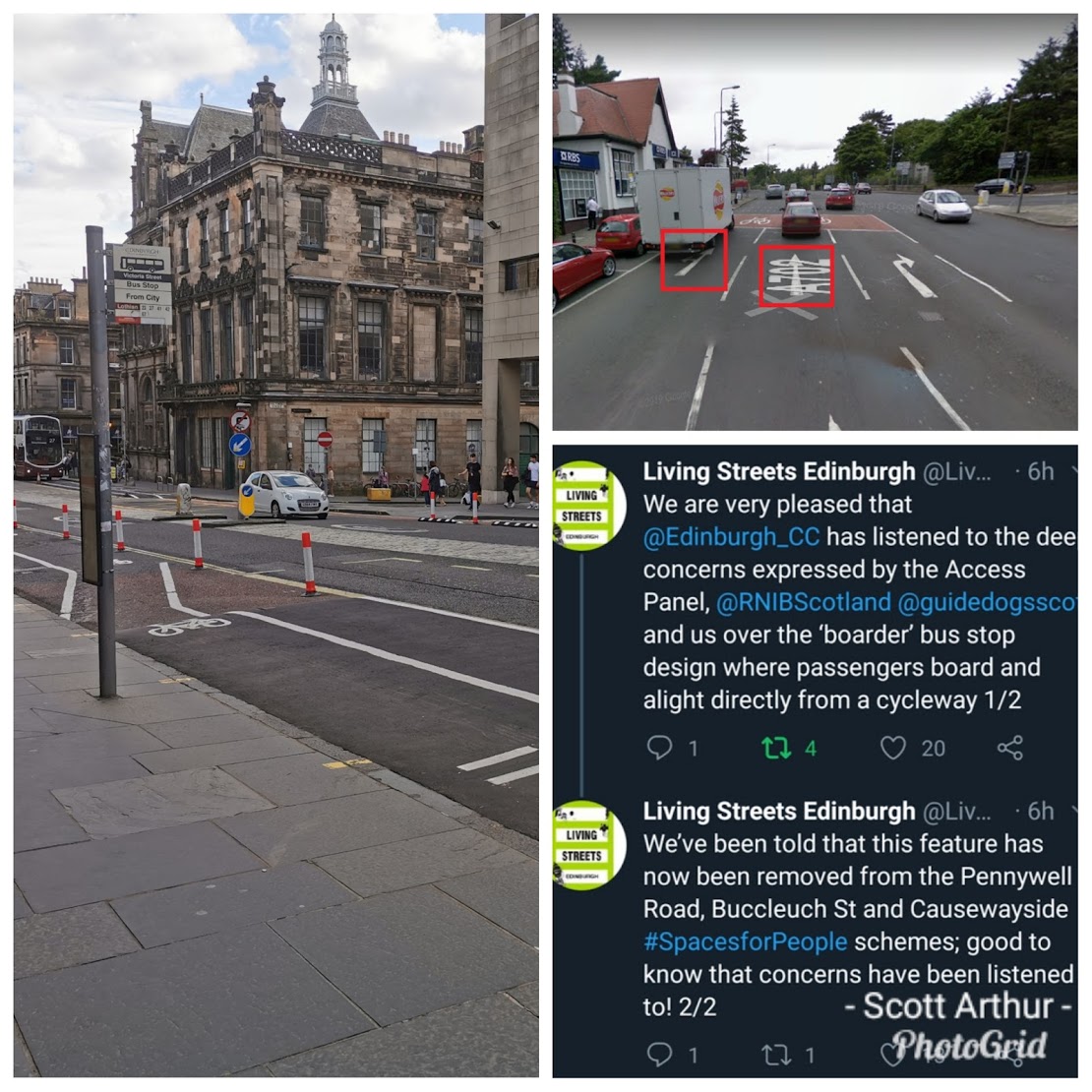 A702 Update – Bus Lanes, Traffic Lanes, Bus Stops and 40mph on Bigger ...
