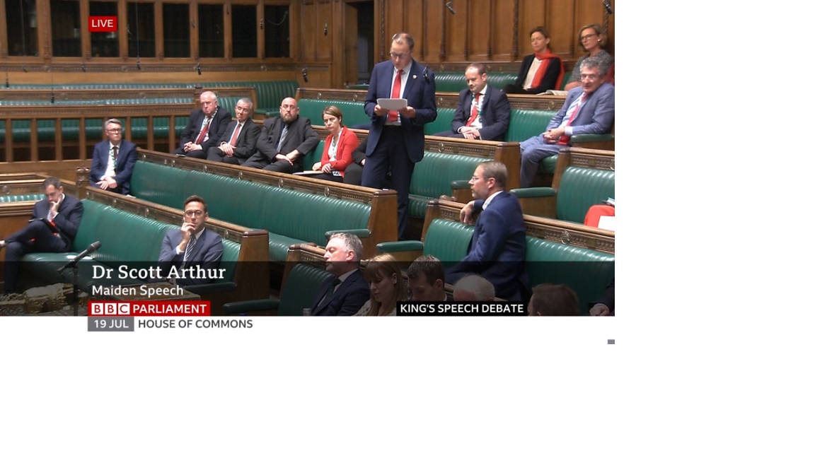 My Maiden Speech as an MP – A tour of Edinburgh South West – Dr Scott Arthur